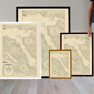 Sound of Mull | Old Map of Mull – Print – Fishnish Bay, Loch Aline ...