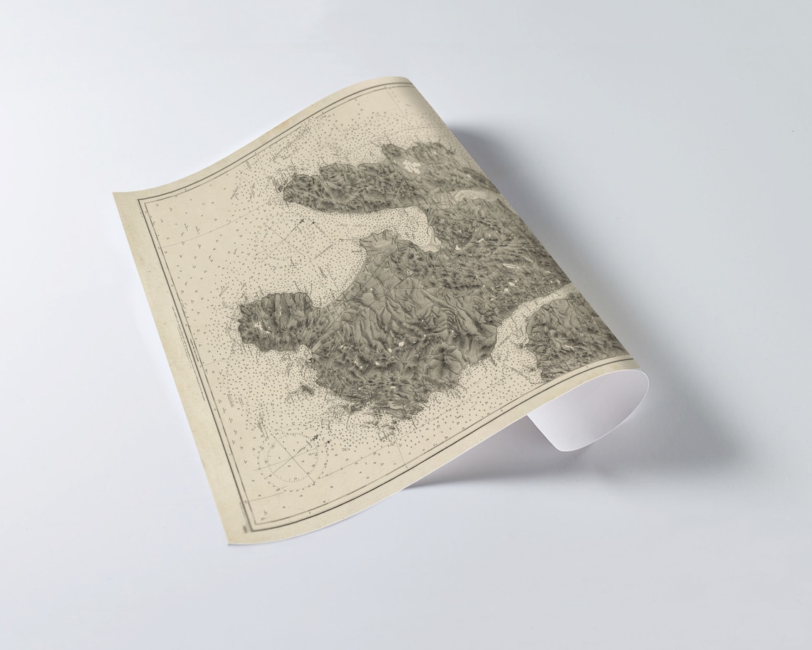 Isle of Islay | Old Map of Islay – Print – west Coast of Scotland ...