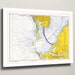 Tampa Bay south Old Map of Florida Historical Nautical Sea Chart Print ...