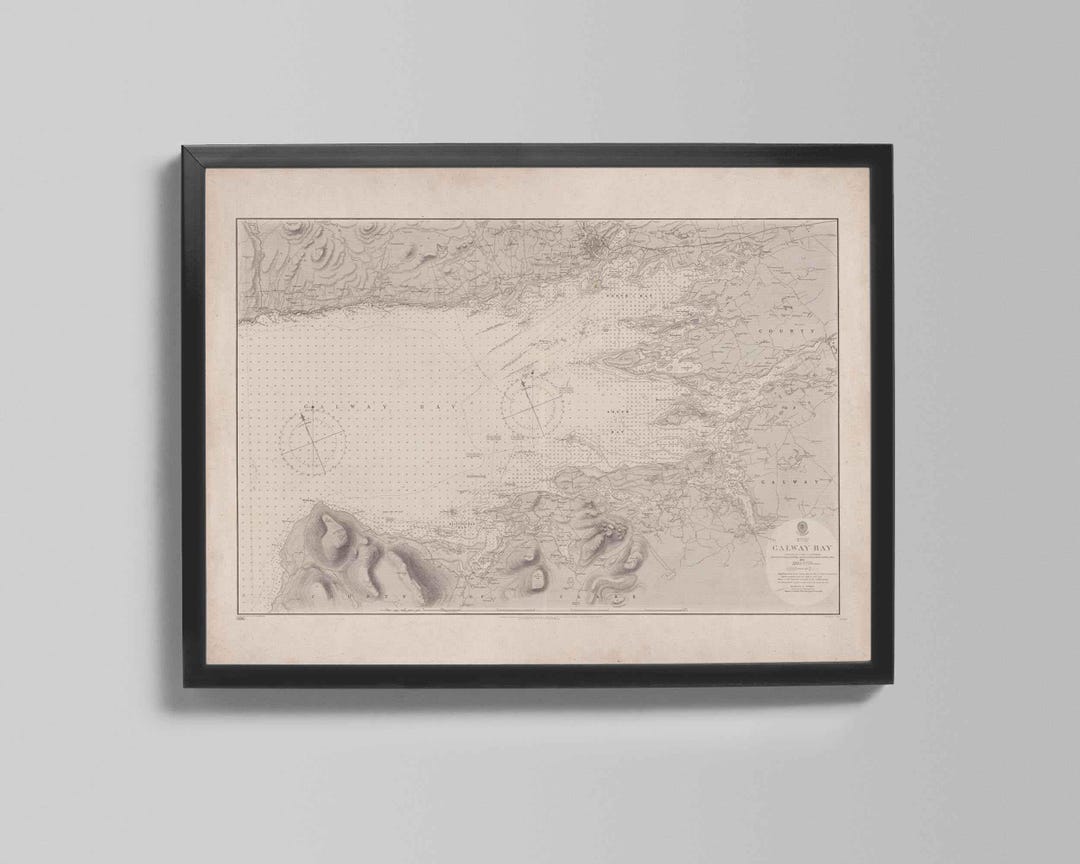 Galway Bay | Nautical Chart Number 1984 - Etsy