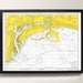 Long Beach Harbor Old Map of Long Beach Nautical Print Harbor ...