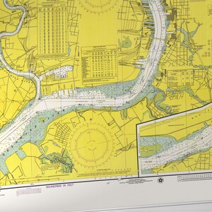 Philadelphia Harbor | Old Map of Philadelphia – antique Nautical Map ...