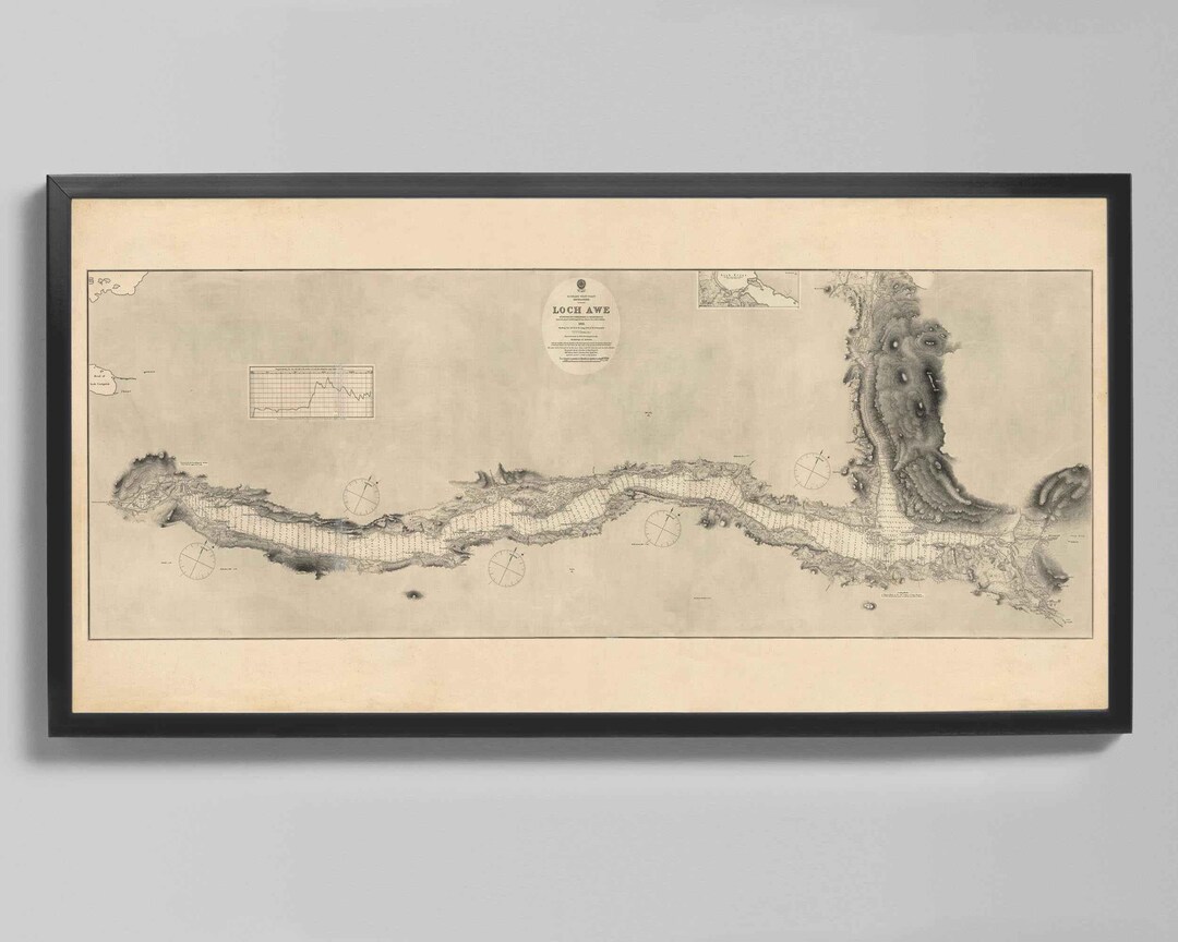 Loch Awe | Nautical Chart Number 2909 - Etsy