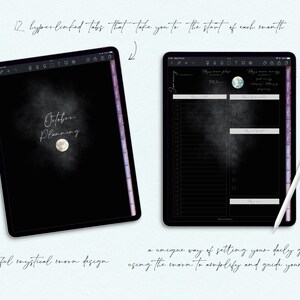 Daily Moon Productivity Digital Planner, Goal Planner, Witch Planner ...