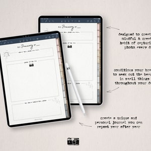 Digital Photo a Day Journal, Daily Photo Project, 365 Day Journal ...