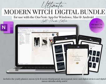 Onenote Moon Stickers - Etsy