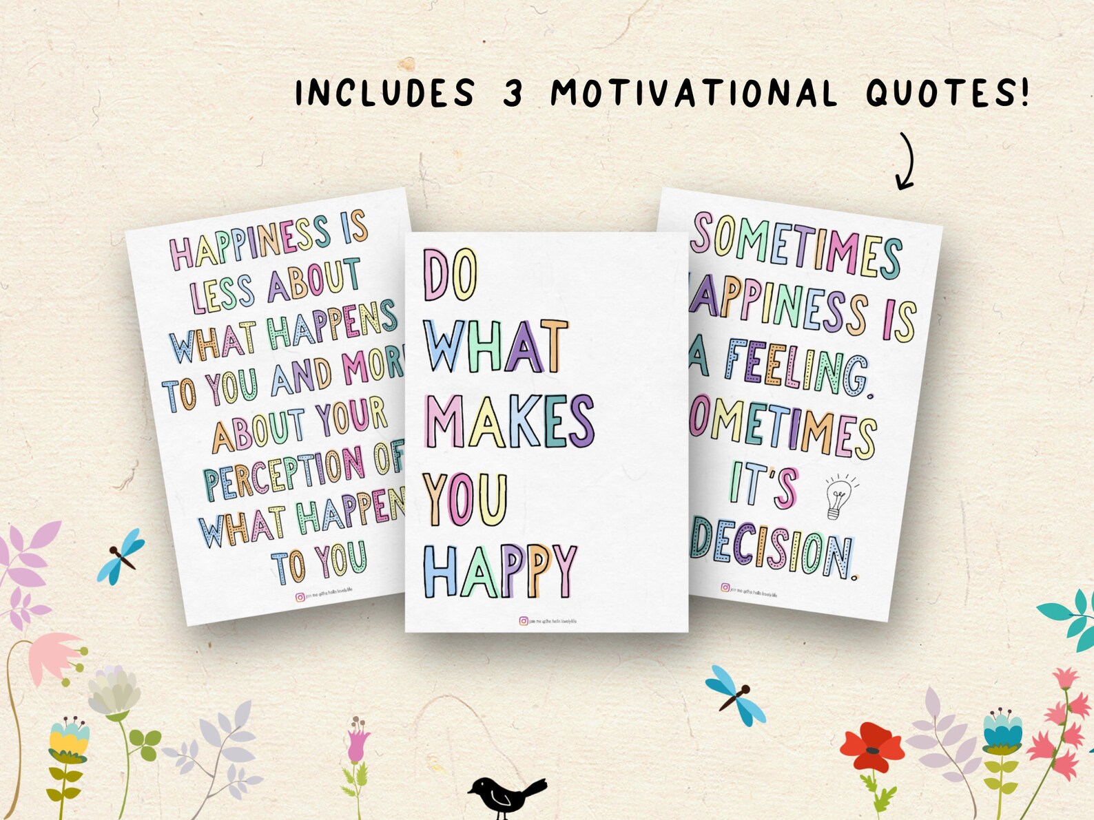 Printable Happiness Project, Self-care Planner, Gratitude, Self-love ...