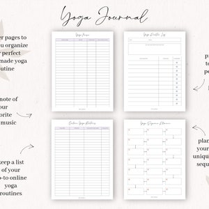 Yoga Chakra Healing Journal Printable, Spiritual Journal, Wellness ...