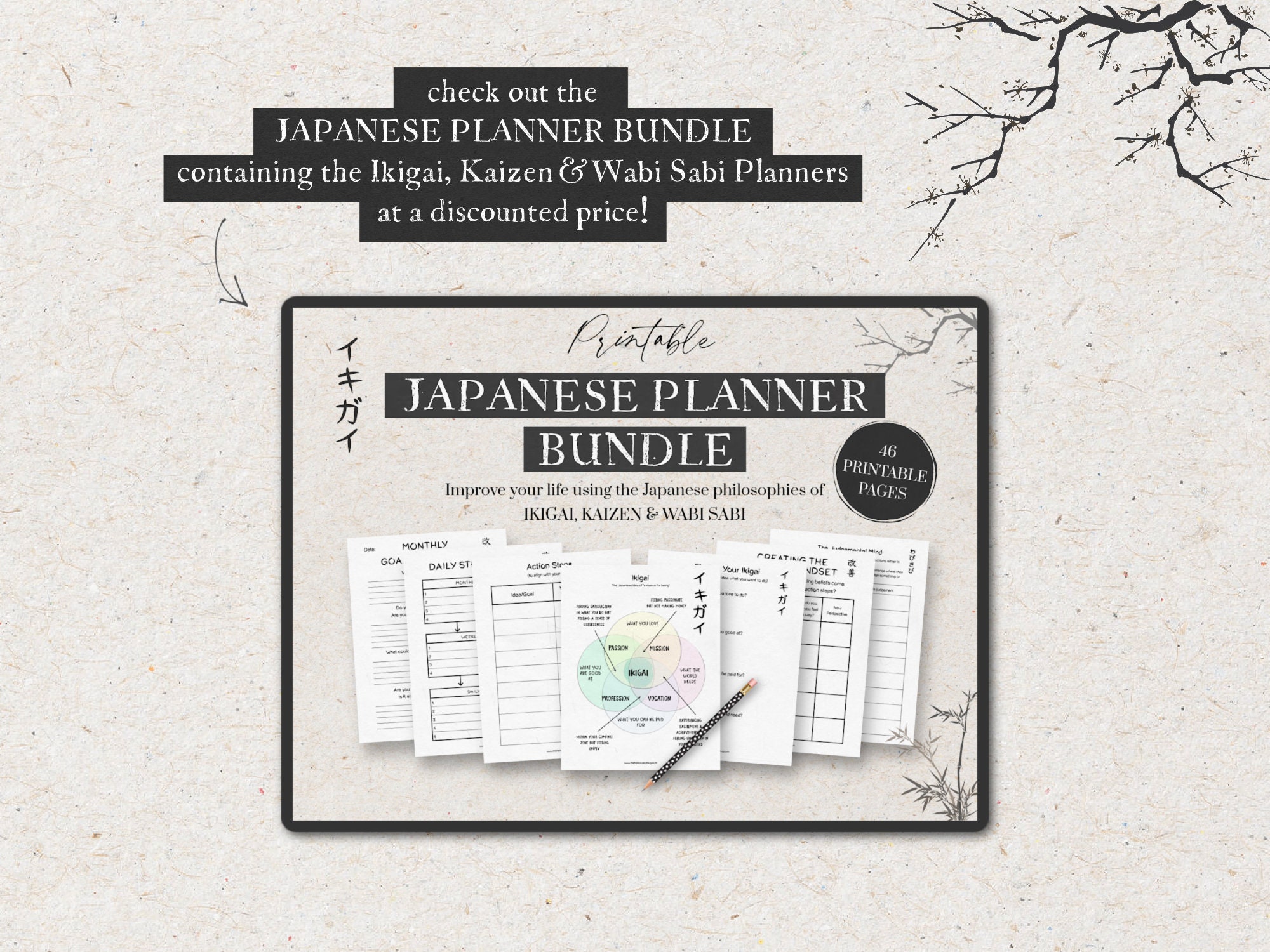The Printable Kaizen Goal Planner Goal Setting Japanese - Etsy UK