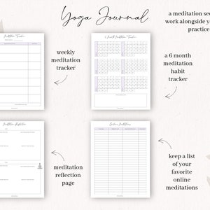 Yoga Chakra Healing Journal Printable, Spiritual Journal, Wellness ...