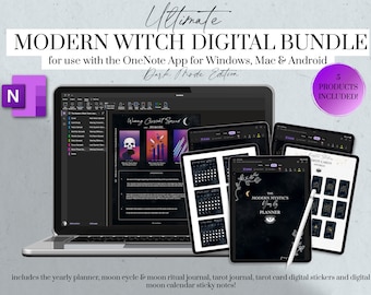 Onenote Moon Stickers - Etsy