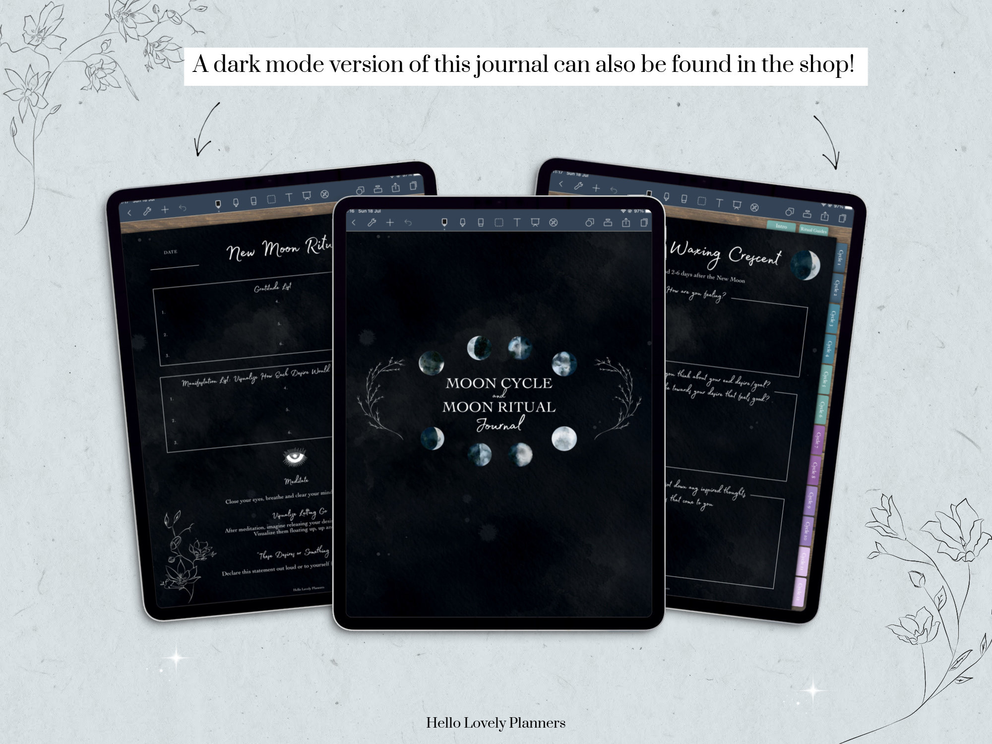 Digital Moon Cycle & Moon Ritual Journal Vertical New and - Etsy UK