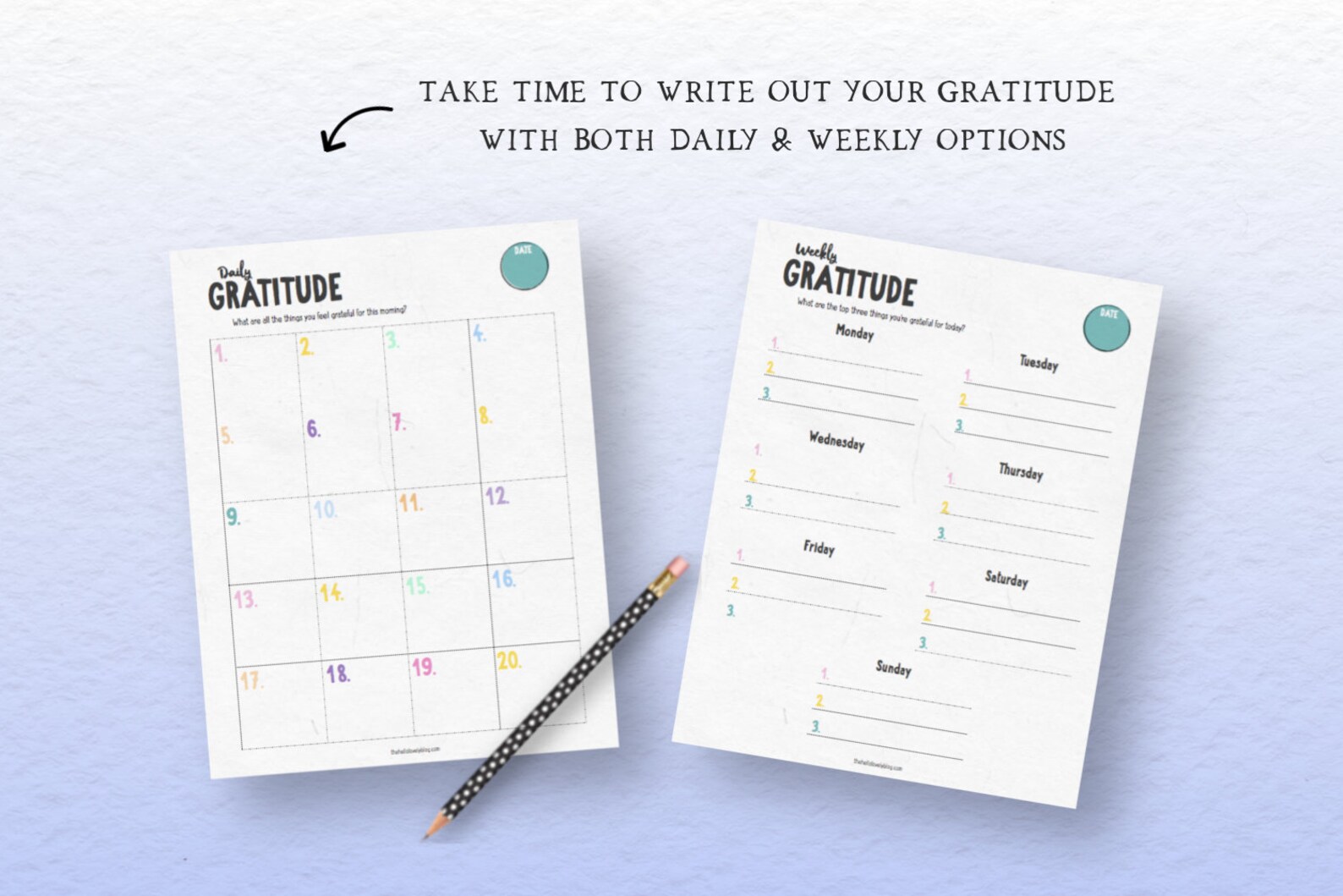 The Printable Positive Morning Planner Goal Setting Positive | Etsy UK