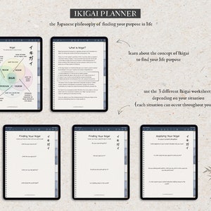 The Digital Japanese Planner Bundle, Ikigai Planner, Kaizen Goal ...