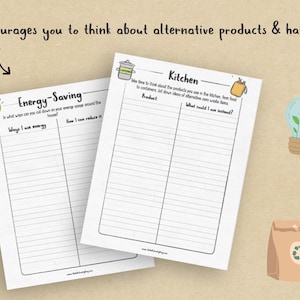 The Printable Zero Waste Project, Conscious Living Journal, Reduce ...