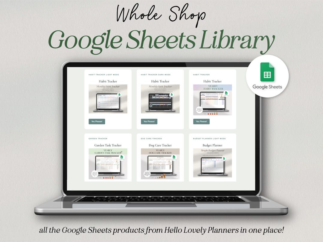 Google Sheets Library, Google Sheet Spreadsheets, Budget Spreadsheets ...