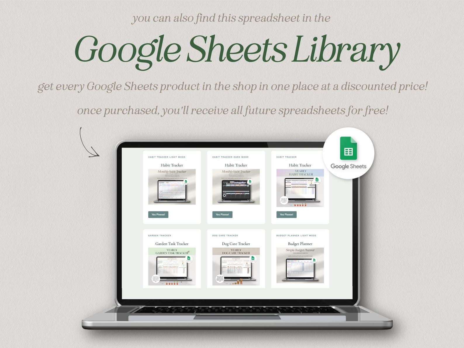 Google Sheets Reading Tracker, Reading Journal Spreadsheet, Reading ...