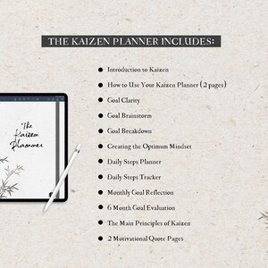 The Digital Japanese Planner Bundle, Ikigai Planner, Kaizen Goal ...