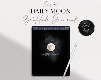 Digital Daily Planner DARK THEMED - Etsy