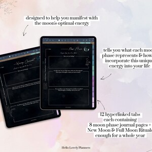 Modern Witch Moon Digital Journal, Moon Rituals, Moon Tarot Journal ...