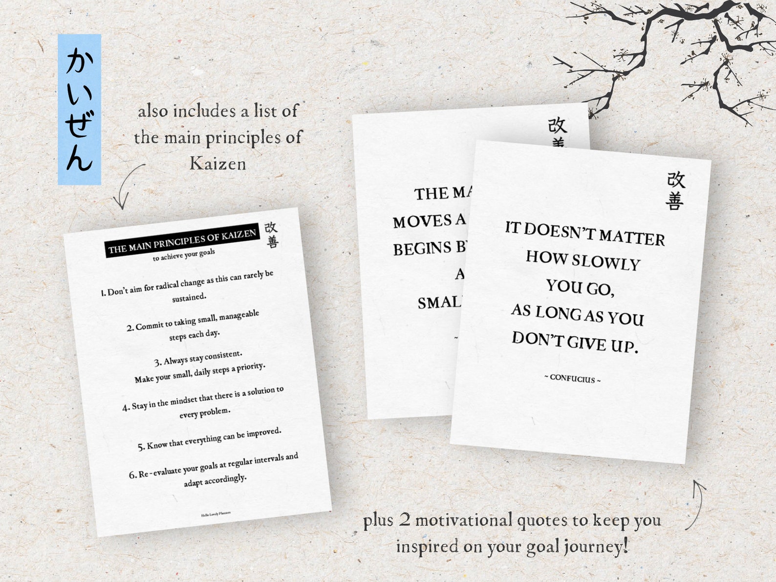 The Printable Kaizen Goal Planner Goal Setting Japanese - Etsy UK