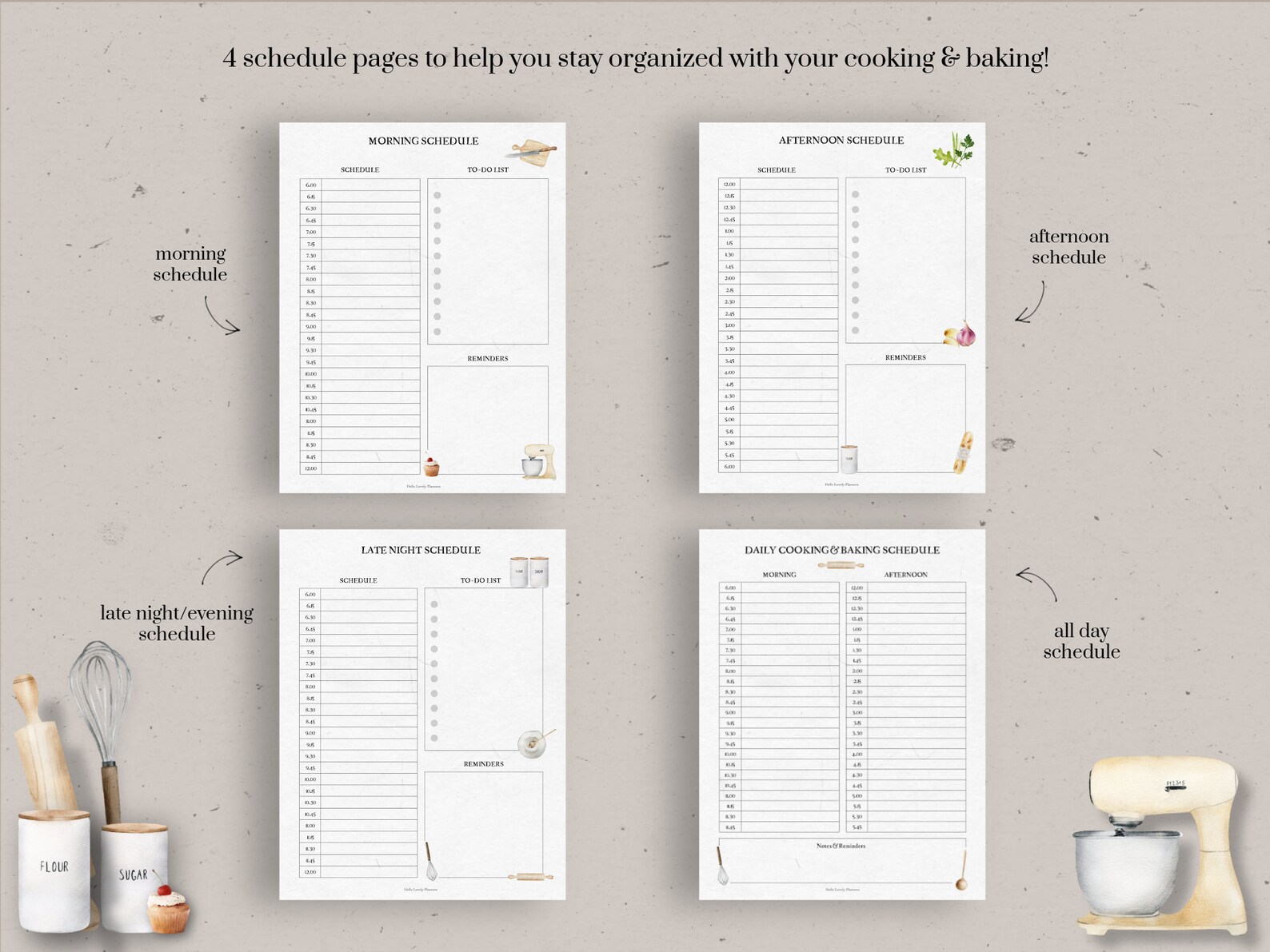 Recipe Book Printable Recipe Planner Printable Baking | Etsy UK