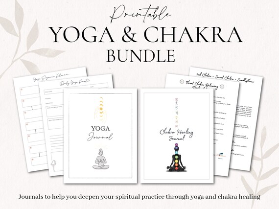 Yoga Chakra Healing Journal Printable Spiritual Journal - Etsy