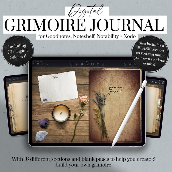 Wiccan Grimoire Kit - Etsy UK