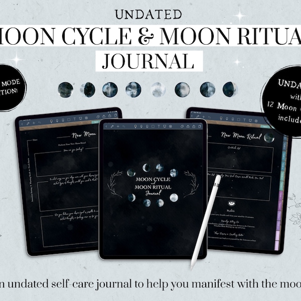 Moon Planner - Etsy