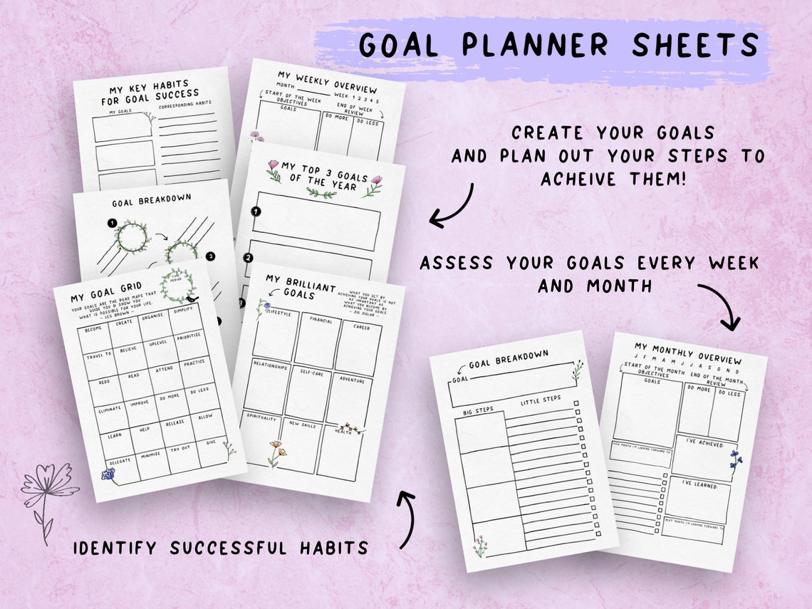 The Ultimate Life Planner Printable Planner Bullet Journal - Etsy