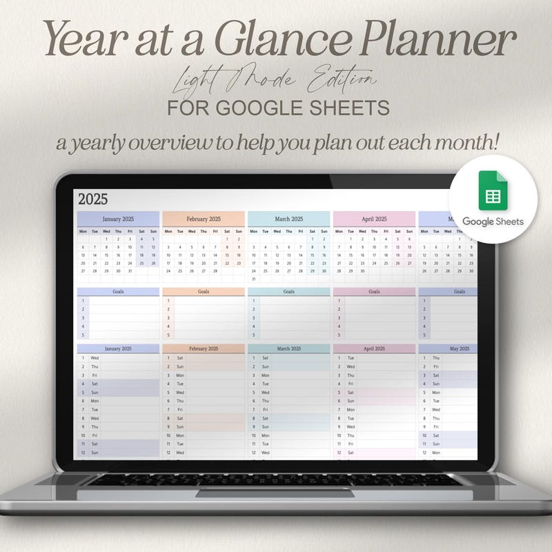 Year at a Glance - Etsy