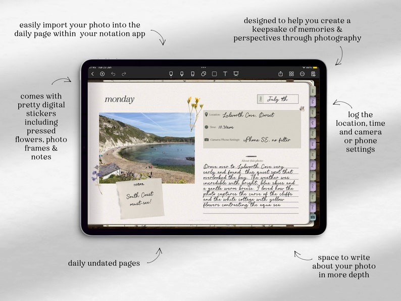 Digital Photo a Day Journal, Daily Photo Project, 365 Day Journal ...
