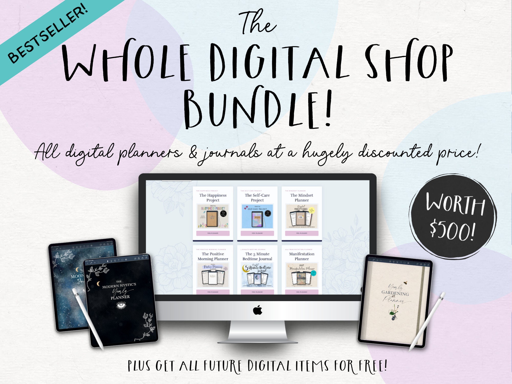Whole Digital Planner Shop Digital Planners Goodnotes - Etsy UK