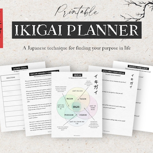 The Printable Kaizen Goal Planner Goal Setting Japanese - Etsy