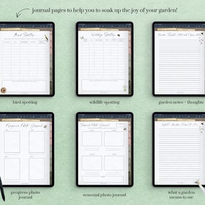 Gardening Planner Digital, Garden Planner, Garden Journal Planner ...
