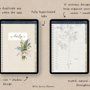 Digital Yearly Planner, Undated Planner, Daily, Weekly, Monthly Planner ...