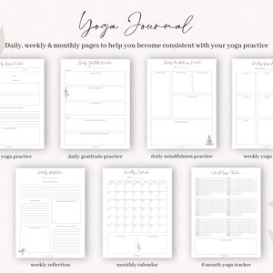 Yoga Chakra Healing Journal Printable, Spiritual Journal, Wellness ...