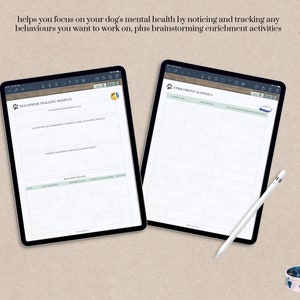 Dog Care Planner Digital, Pet Organizer, Puppy Planner, Dog Health ...