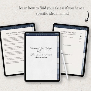 Digital Ikigai Planner, Japanese Planner, Find Your Life Purpose, Goal ...