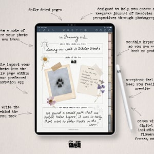 Digital Photo a Day Journal, Daily Photo Project, 365 Day Journal ...