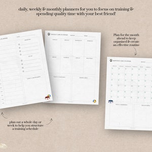 Dog Care Planner Printable, Pet Organizer, Puppy Planner, Dog Health ...