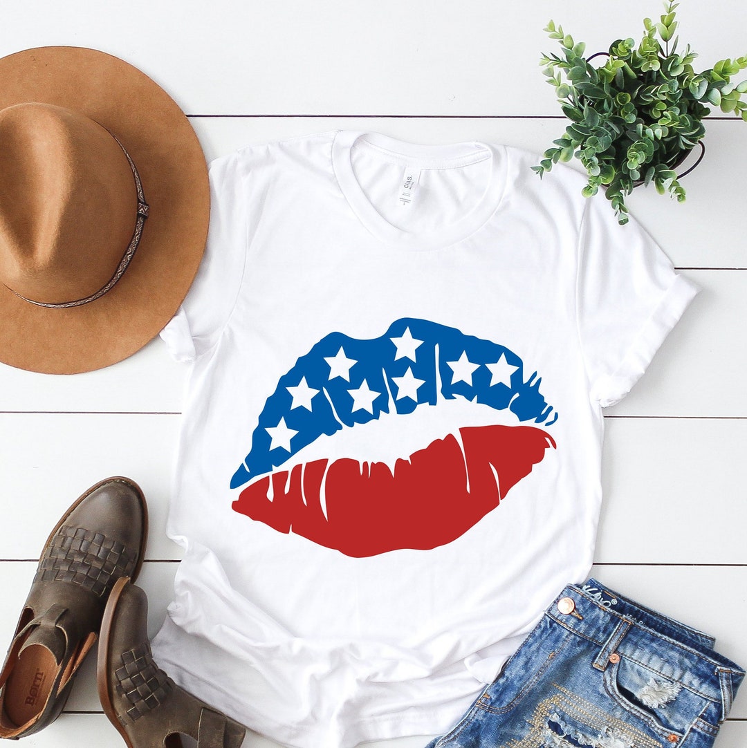 Lip Svg, American Flag Svg, 4th of July Svg, Africa America Svg, Woman ...