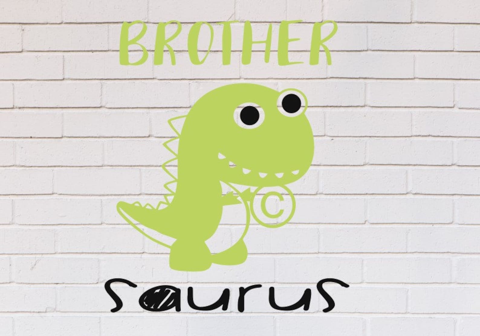 Dinosaur svg brother saurus svg jurassic svg brother svg | Etsy