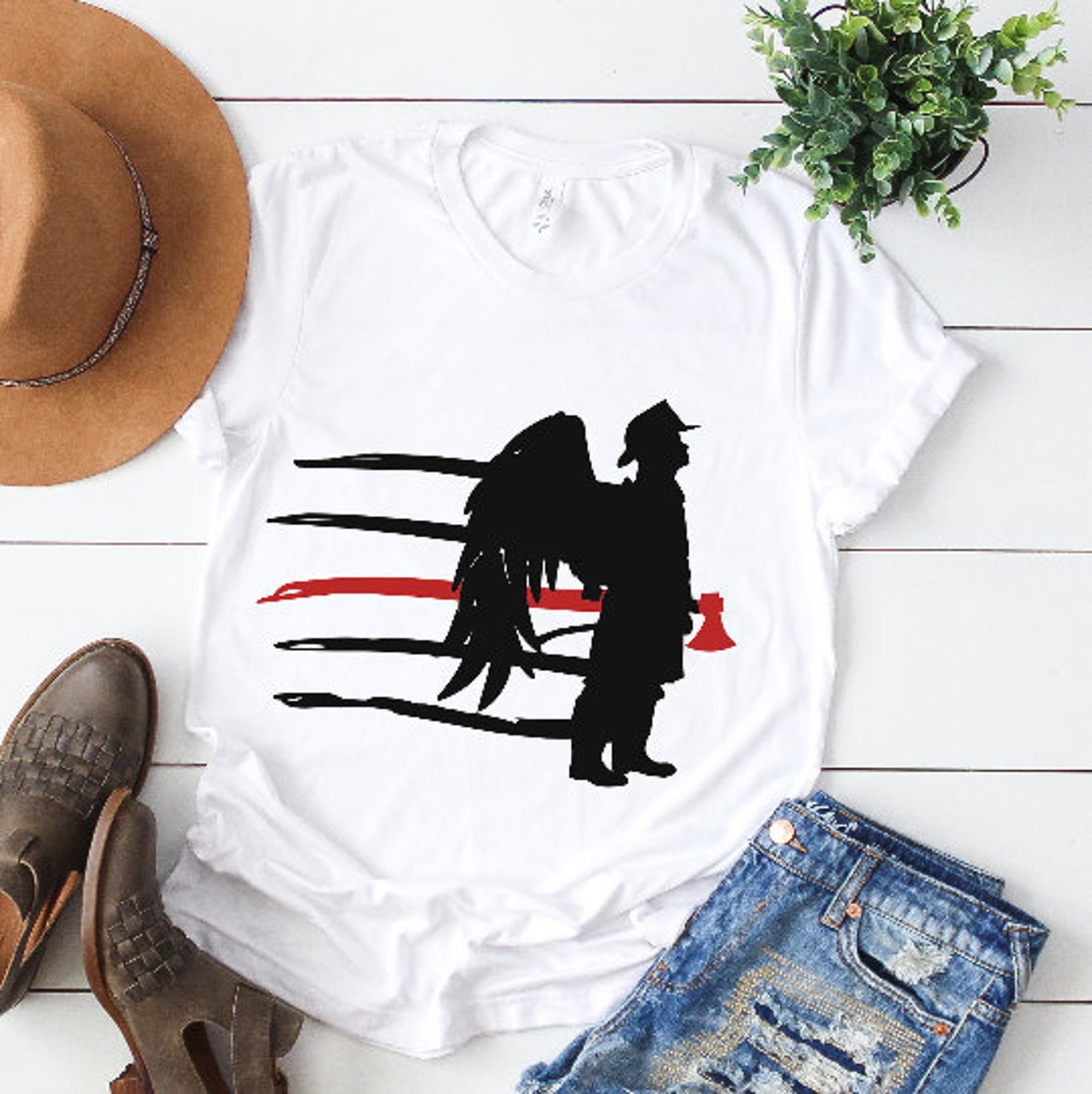 Firefighter Svg in Loving Memory Svg Fire Dept Svg Fire - Etsy