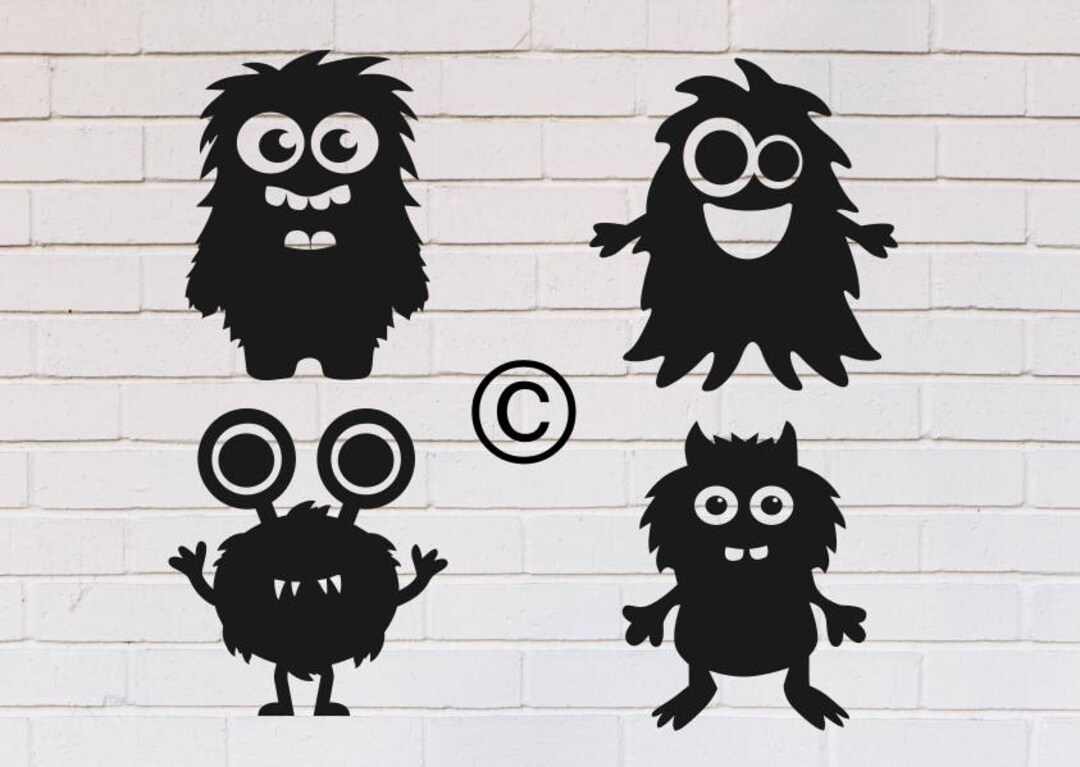 Monsters Baby Files Svg, for Cricut for Print, Monster Face Svg ...
