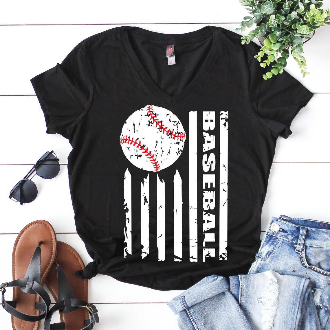 Distressed Baseball Flag Svg Svg Files for Cricut and Print | Etsy