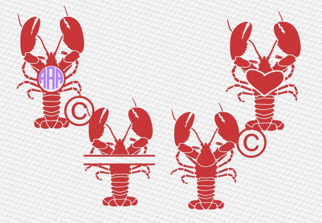 Svg de homard, Svg de crawfish, svg de crabe, svg de fruits de mer, svg ...
