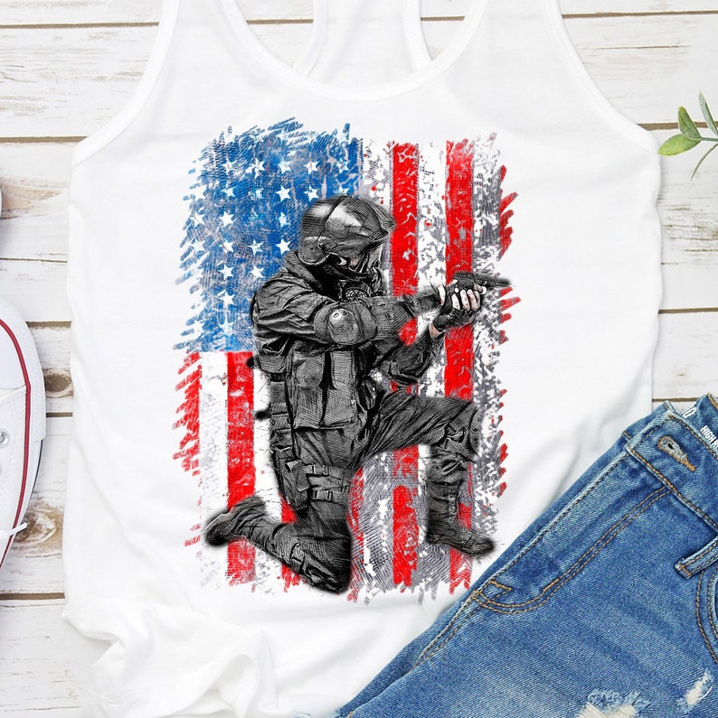 Distressed Police Flag Sublimation Designs Thin Blue Line - Etsy UK