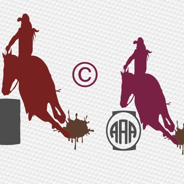 Barrel Racing Dxf - Etsy