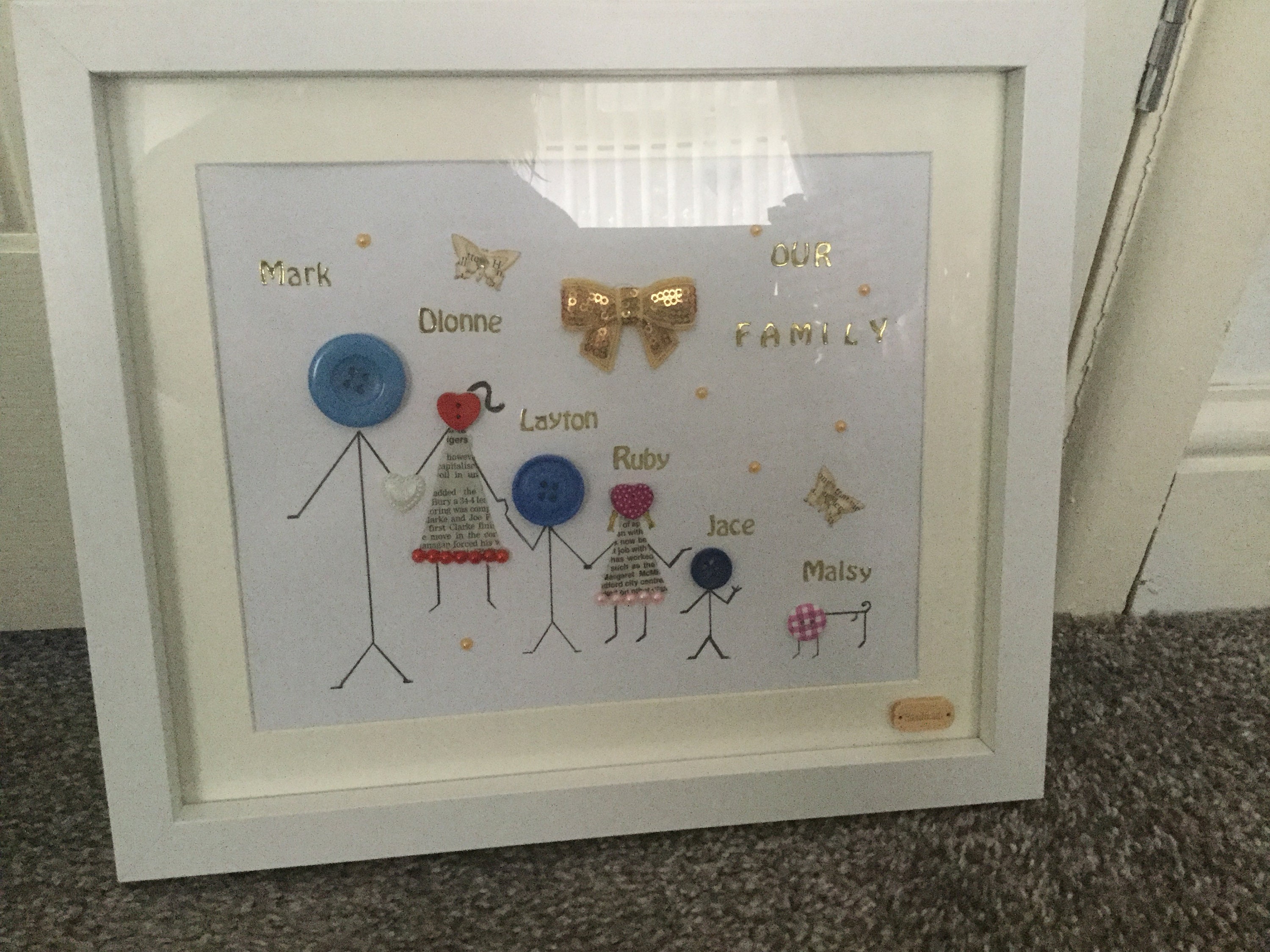 Stick People Personalised Photo Frames - Etsy